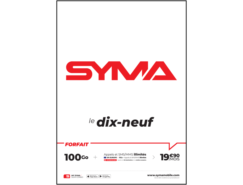 Logos et PLV - Syma News : votre magazine d’actualité